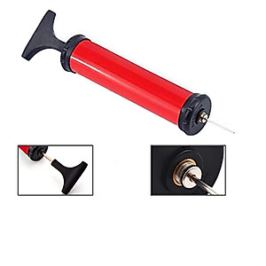 Portable Ball Pump,Ball Pumps Needles for All Exercise Balls Rugby Balloon Sports Ball Inflator Air Pump Basketball Pump Football Pump Soccer Ball Pump Volleyball Pump Set