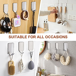 WSZBDY Paper Towel Holder Under Cabinet for Kitchen, Paper Roll Holder, Wall Mount Paper Towel Holder, Towel Hooks, Self Adhesive or Screw Mounting Hooks Wall Mount for Kitchen, Bathroom