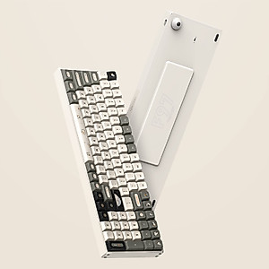 iQunix F97 Hitchhiker Gaming Keyboard, 96% Layout 100 Keys 2.4G & Bluetooth 5.1 Wireless Hot Swappable Mechanical Keyboard with Cherry MX Red Switch for Windows/Mac/Android/iOS