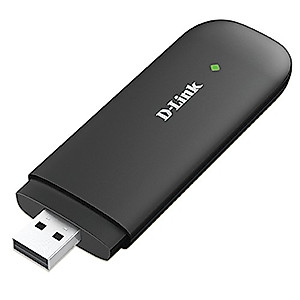 D-Link DWM-222 4G LTE Class 3 USB Adapter with Integrated Antenna for Windows XP/Vista/7/8, Mac OS X 10.5 - Black