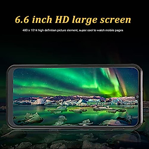 GOWENIC Note 30 Plus Unlocked Cellphone, 8GB RAM 64GB ROM,US Version for Android Smartphone, 6.6 Inch HD Screen Large 6800mAh Battery Cell Phone, Dual SIM Dual Standby(Black)