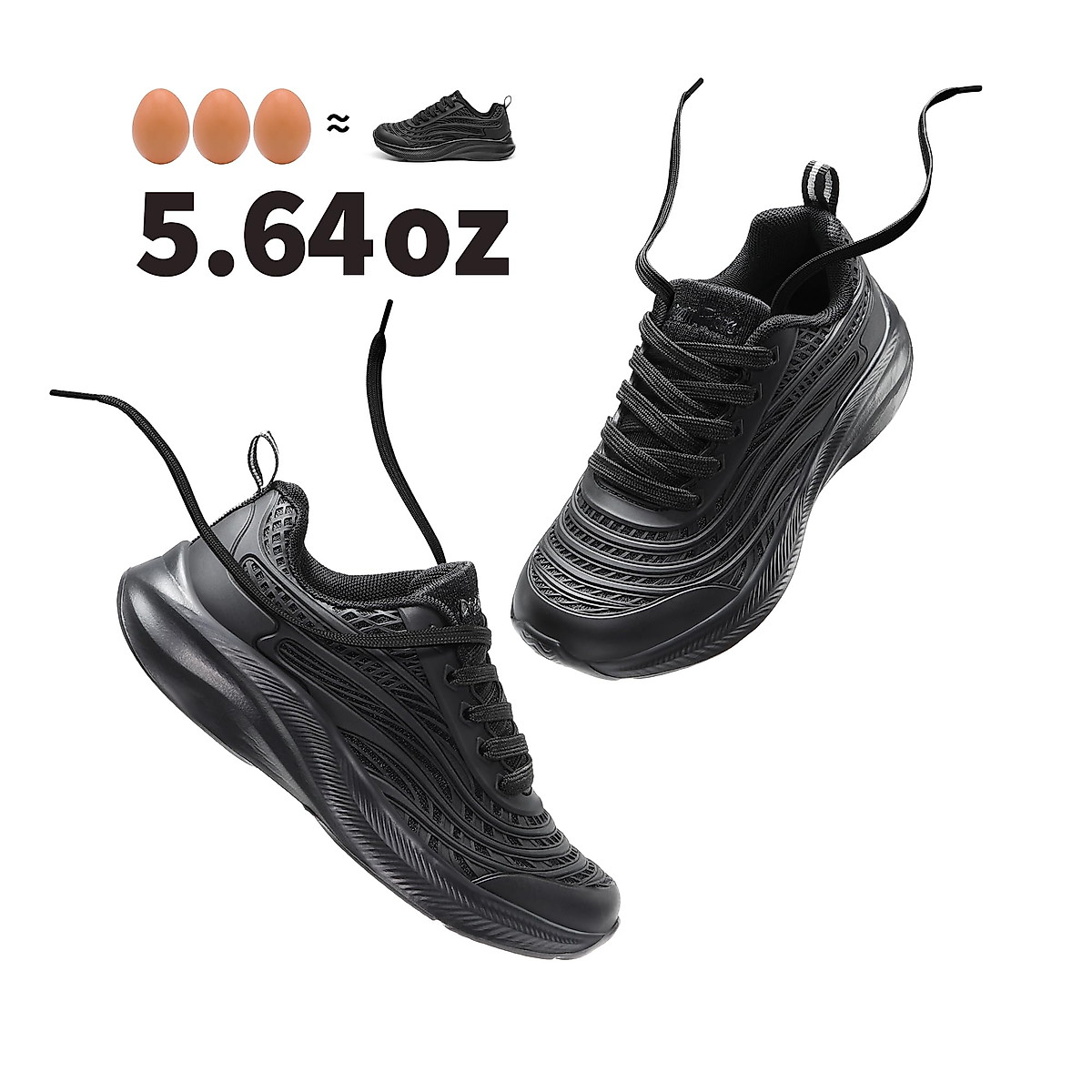 DREAM PAIRS Girls Boys Shoes Kids Tennis Sparkle Glitter Lace up Athletic Running Sneakers,Size 2 Little Kid,All Black,SDRS2330K