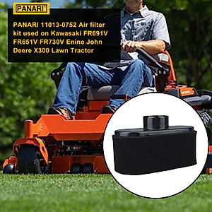 Panari FR691V FR730V FR651V Tune Up Kit Oil Filter Air Filter for Kawasaki FS481V FS541V FS651V FS691V FS730V Engine 11013-7049 11013-0752 11013-7047 49065-7007