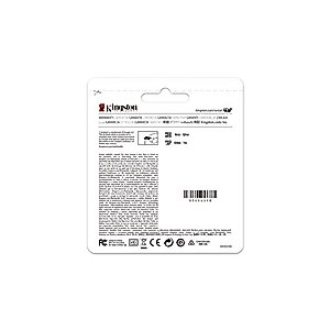 Kingston 512GB microSDXC Canvas Select Plus 100MB/s Read A1 Class UHS-I Memory Card + Adapter (SDCS2/512GB)