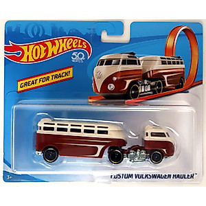 DieCast Hotwheels Track Stars Custom Volkswagens Hauler [Brown]