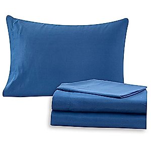 Modern Threads - Granada Collection Comforter Set - Reversible Microfiber - Elegant Printed Bed Set - Includes Comforter, Sheets, Shams, & Pillow - Luxurious Bedding