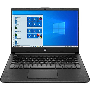 Newest HP Stream 14" HD SVA Laptop Computer, Intel Celeron N4000 Processor, 16GB RAM, 320GB Space(64GB eMMC+256GB MSD), Office 365, HDMI, Bluetooth, Windows 10, Black, AllyFlex MP, Online Class Ready