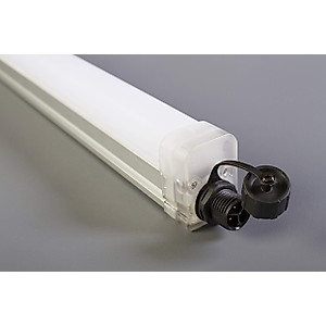 4FT LED Shop Light Outdoor Canopy Light Tube Waterproof 30w TRIPROOF for Walk in Cooler Indoor Outdoor Parking LOT Car WASH Clean Room