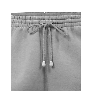 NE PEOPLE Men’s Cargo Shorts – Active Casual Comfy Workout Gym Elastic Drawstring Fleece Pockets Sweat Pants NEMP07 Hgray XL HeatherGray