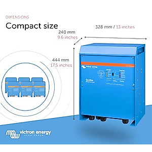 Victron Energy Quattro 5000VA 48-Volt Pure Sine Wave Inverter and 70 amp Battery Charger