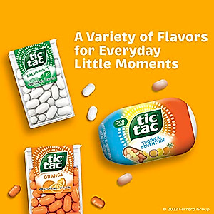 Tic Tac, Fruit Adventure Mints, Bulk 12 Pack, On-The-Go Refreshment, 1 Oz Each