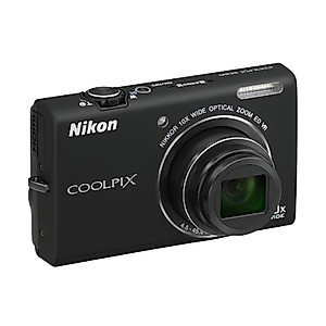 Nikon COOLPIX S6200 16 MP Digital Camera with 10x Optical Zoom NIKKOR ED Glass Lens and HD 720p Video (Black)