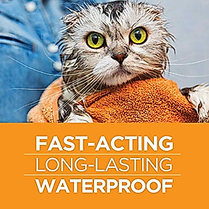 TevraPet FirstAct Plus Flea and Tick Topical for Cats over 1.5lbs, 3 Dose Flea and Tick Prevention. Waterproof Flea and Tick Control for 3 Months