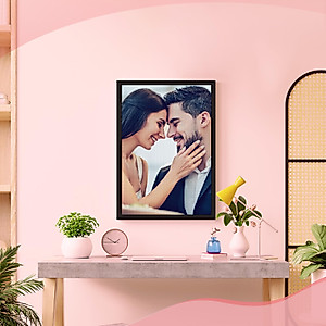 DIY 5D Diamond Painting by Number Kits,Full Drill Crystal Rhinestone Embroidery Pictures Arts Craft for Home Wall Decoration Deer 11.8×15.7Inches