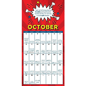 2023 Dad Jokes Wall Calendar: 365 Days of Punbelievable Jokes (A Monthly Calendar & White Elephant Gag Gift for Him or Her)