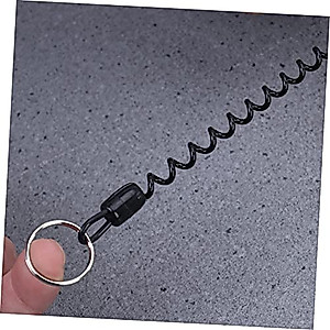 OSALADI 36 pcs Retractable Fishing Lanyard pogo Spring Tool Fishing Gadgets Coil Spring Fishing kit Key Rings Keychains Anti-Lost Phone Spring Miss Rope Security line Protection Rope Heavy