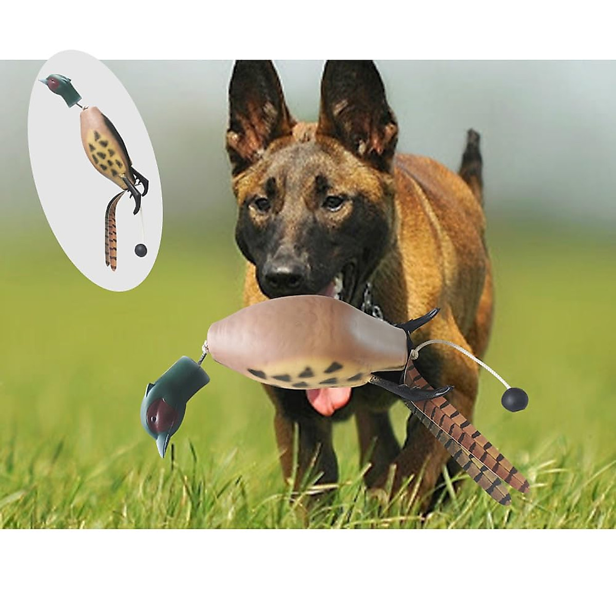YardGo Duck Dog Toy, Training Dummy Retrieving Dog Toy Duck Bumper Retriever, Pheasant Dog Toy, Duck Rope Toy, Dog Training Toy for Small, Medium and Large Dogs
