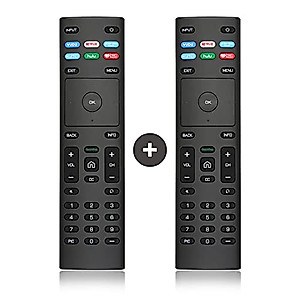 【Pack of 2】 Universal Remote for Vizio Smart TV, 2 Piece Replacement for Vizio-Smart-TV-Remote, XRT136