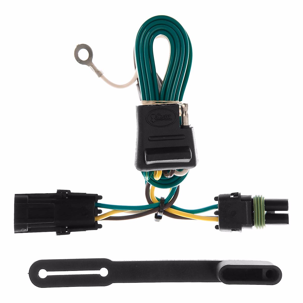 CURT 55312 Vehicle-Side Custom 4-Pin Trailer Wiring Harness, Fits Select Chevrolet S10, GMC S15, C/K, Suburban, Syclone, Isuzu Hombre