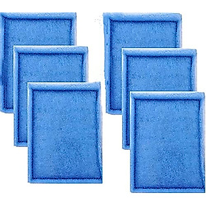 Wuonfsh Aquarium Filter Cartridge, Compatible with Aqua-Tech EZ-Change 2 Activated Carbon Filter Cartridges for 10-20 Gallon Aquarium Power Filters (6Pack)