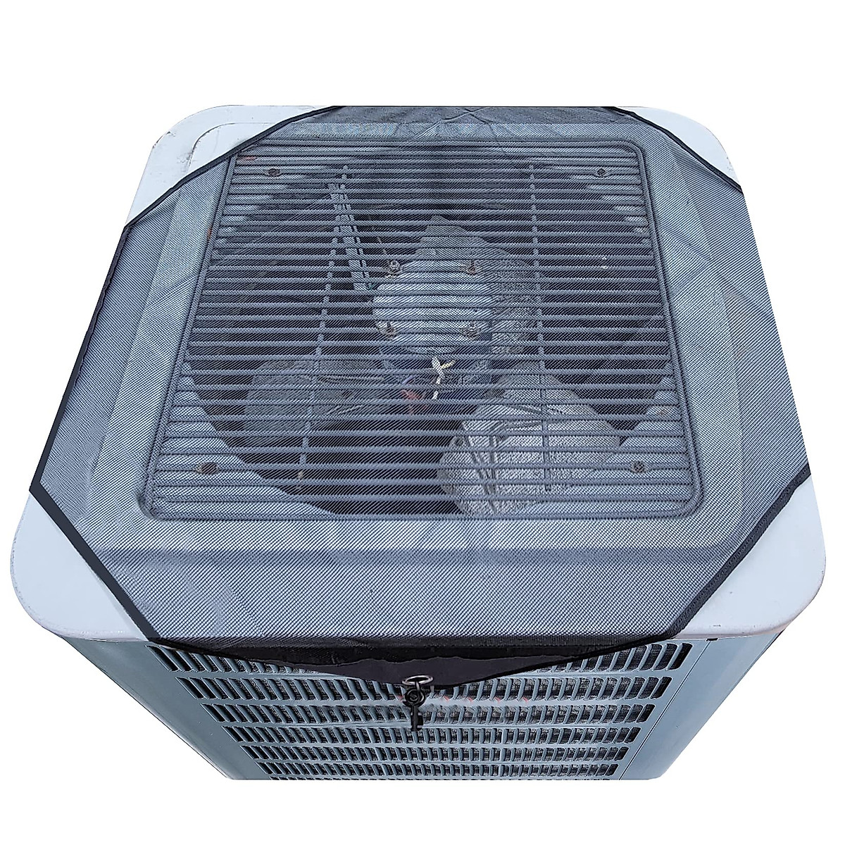 Yanroom Central Air Conditioner Covers for Outside Units Central Conditioning Mesh Cover All Season Top Universal Outdoor AC Cover Leaf Guard Covers Defender (Mesh, 32 x 32 inch)