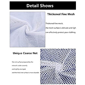 Mesh Laundry Bag with Drawstring,19.6×27.5 inch Large Laundry Bags Drawstring Bra Underwear Products Laundry Bags Baskets Mesh Bag Household Cleaning Tools Accessories Laundry Wash Care (white A)