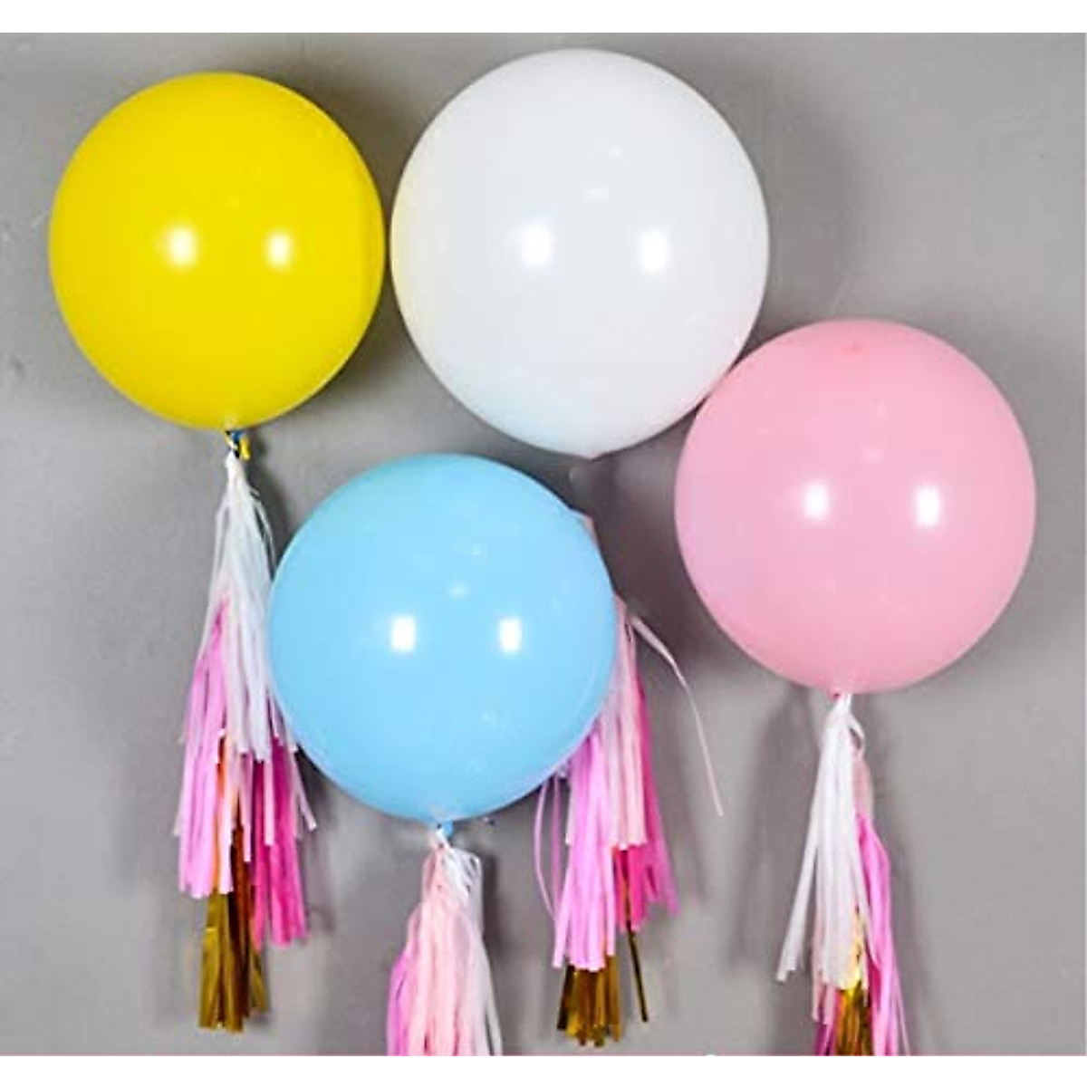 30pcs 18 Inch Big Balloons Assorted Large Latex Balloons Giant Heavy Duty Balloons for Birthday Wedding Baby Shower Decorations