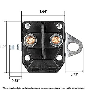 Starter Solenoid Fit for Craftsman Lawn Tractor - Solenoid Fit for AYP Husqvarna Poulan Craftsman LT2000 YS4500 917288701 Mower, Solenoid 12V Replaces 192507 146154 178861 532192507