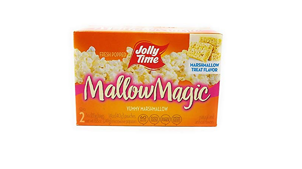 Jolly Time Mallow Magic Marshmallow Popcorn - 4 Boxes of Sweet Gourmet ...