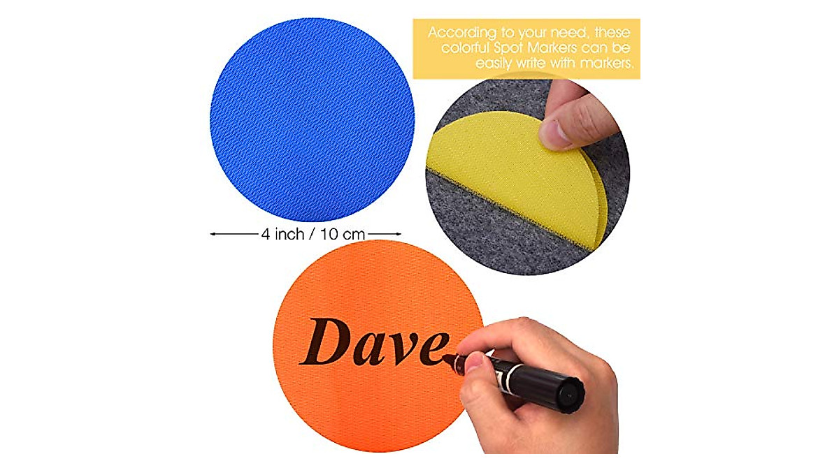 Carpet Markers 80 PCS for Classroom Organization & Kids Activities