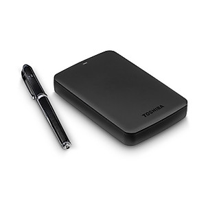 Toshiba Canvio Basics 2TB Portable Hard Drive - Black (HDTB320XK3CA)