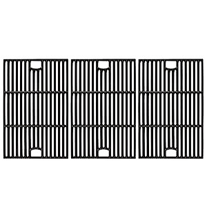 Hisencn 17 inch Grill Cooking Grates for Homedepot Nexgrill 720-0896 720-0896B 720-0896C 720-0896CP 720-0896E, Cast Iron Grate Grill Grid Replacement Parts for Nexgrill 720-0898 720-0898A - 3 Pack