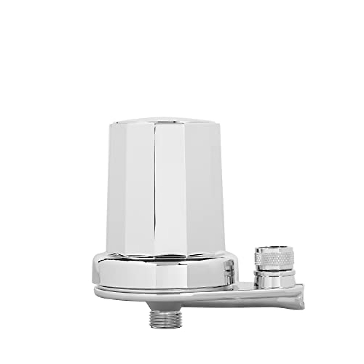 GE Shower Filtration System | Removes Chlorine | Easy to Install to an Existing Shower Head Tool Free in Minutes | Filter Included | Replace Filter (FXSCT) Every 6 Months, White