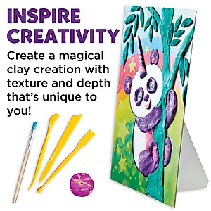 Faber-Castell Do Art Coloring with Clay Unicorn & Friends - Clay Set for Kids - Arts and Crafts for Kids