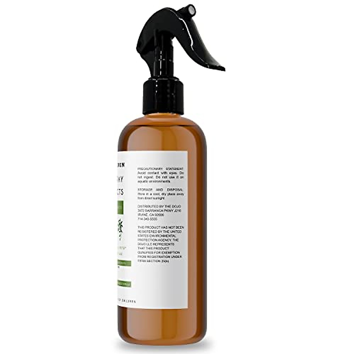 Plant Spray Bottle for Insects (16oz) by Kate's Garden. Garden Plant Care Peppermint Oil Spray for Bugs. Fungus Gnat Killer for Indoor Plants & Outdoors. Insecticide for Fruit Flies, Spider Mites.