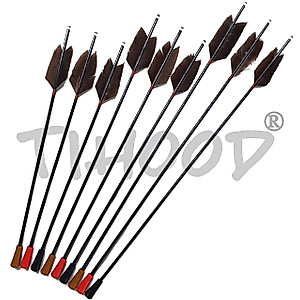 TIHOOD 12PCS Soft Rubber Arrowheads Archery Hunting Game Practice Safety Arrow Tips