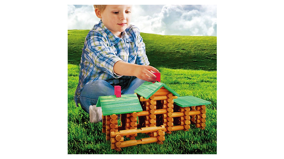 SainSmart Jr. 450-Piece Wooden Building House Kit for Kids 3+