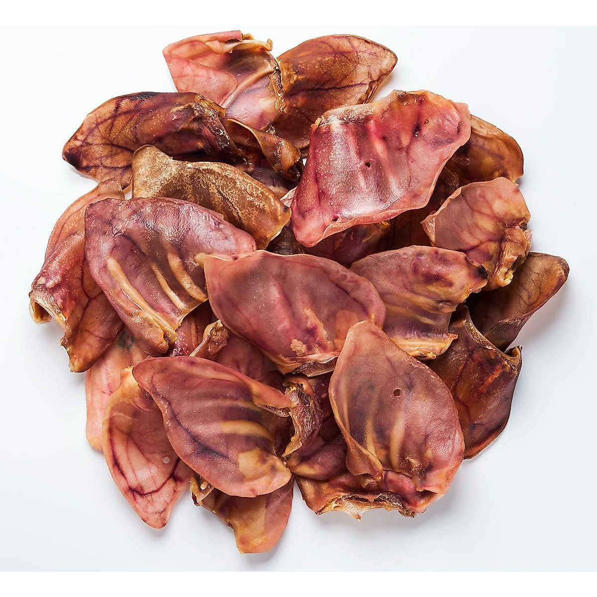 100% Natural Pig Ears for Dogs - A Pack of Dog Treat Bulk Pig Ear Dog Treats, Great for Teeth and Gums! Perfect for Tasty Pet Snacks and Keeping Your Furry Friend Happy and Healthy - 100 count