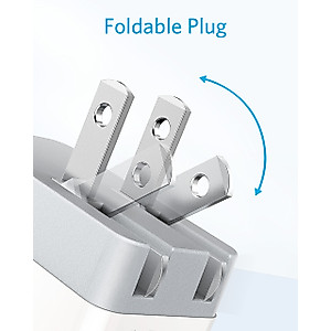 Quick Charge 3.0, Anker 18W 3Amp USB Wall Charger (Quick Charge 2.0 Compatible) PowerPort+ 1 for Galaxy S10/S9/S8/Edge/Plus, Note 8/7, LG G4, HTC One A9/M9, Nexus 9, iPhone, iPad and More