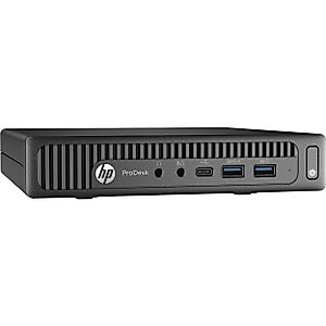 HP Prodesk 600 G2 Micro Computer Mini Tower PC - Intel Quad Core i5-6500T 2.5Ghz / 8GB DDR4 Ram / 256GB SSD / VGA / USB 3.0 / Windows 10 Pro (Renewed)