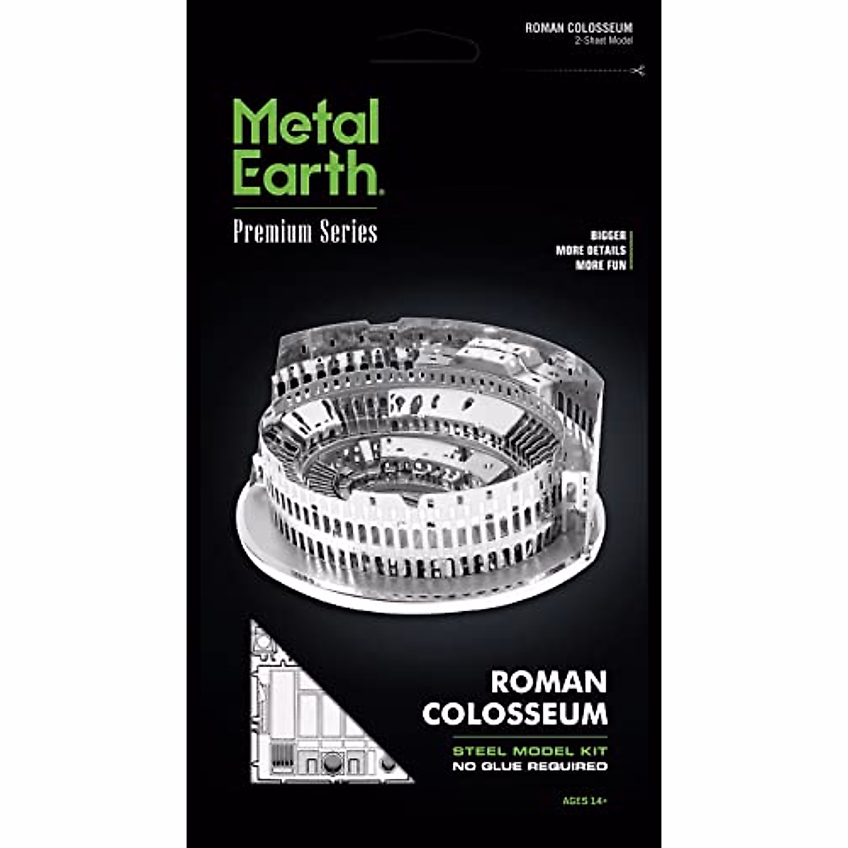 Fascinations Metal Earth Premium Series Roman Colosseum Ruin 3D Metal Model Kit