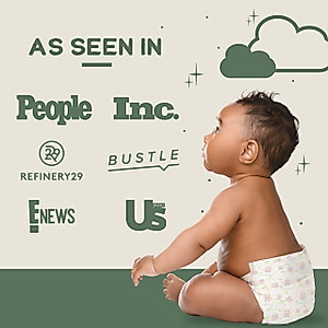 Happy Little Camper Ultra-Absorbent Natural Baby Diapers Size 4 - Hypoallergenic & Chlorine-Free Disposable Diapers Safe for Sensitive Skin - Unscented Toddler Diapers - 160 Count