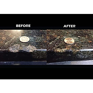 Clear - Quartz Countertop Repair Kit - Granite Repair Kit - Chip Repair Kit for Quartz, Granite, Marble, Corian, Porcelain, Acrylic, Edge Chips, Cracks - Quartz Chip Repair Kit - HIMG Surface Repair