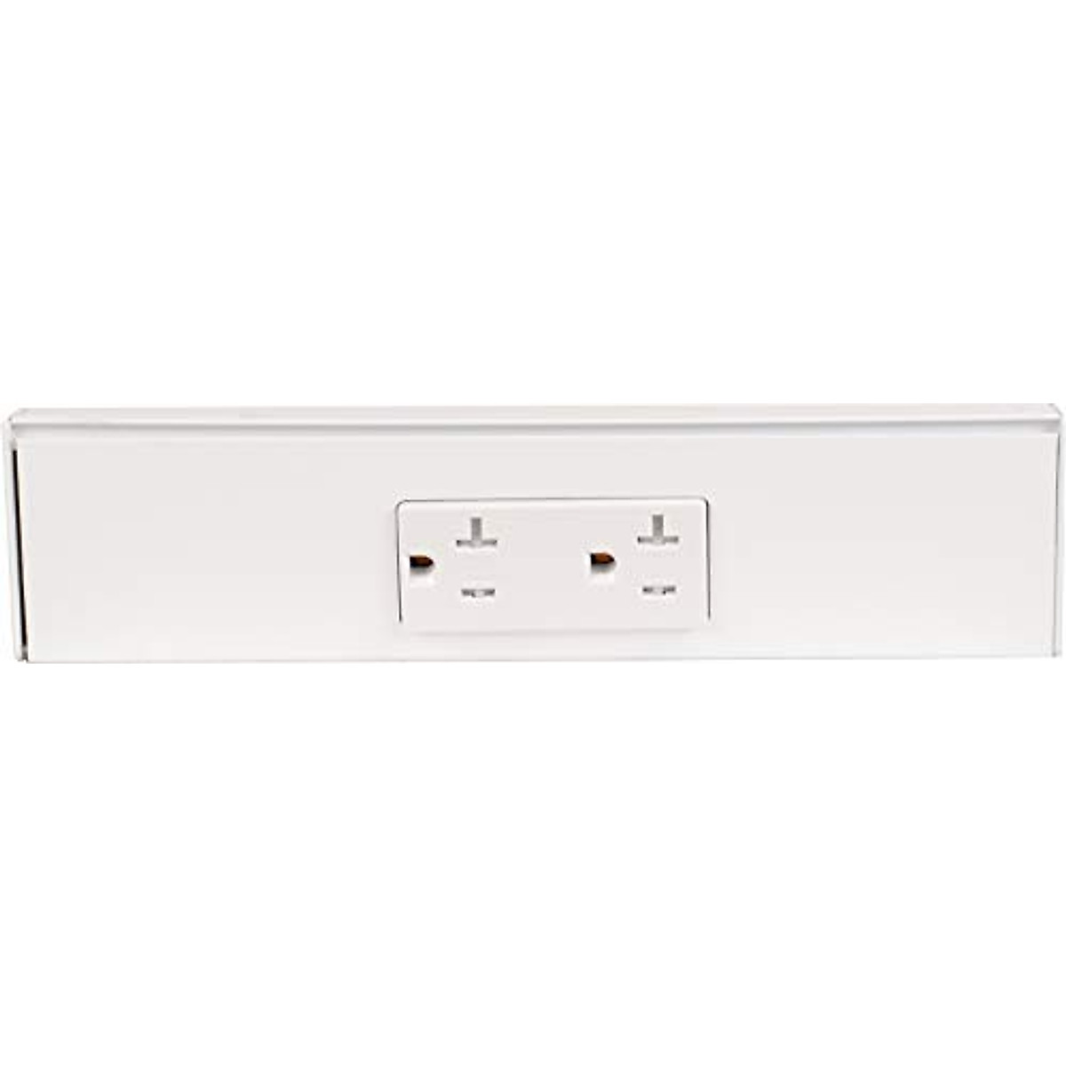 TR Series Angle Power Strip, 9 inch, 4 Dual Receptacles, White