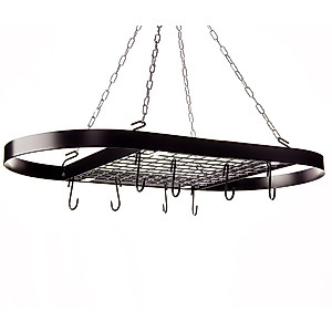 Kinetic Pot, Black with Silver Rack