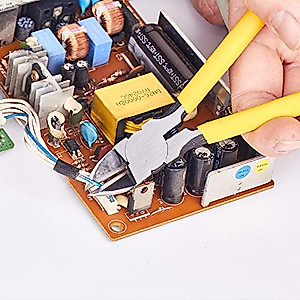 DOWELL Micro Wire Cutter Diagonal Flush Cutters 6 Inch Precision Side Cutters Cutting Pliers Wire Snips Heavy Duty