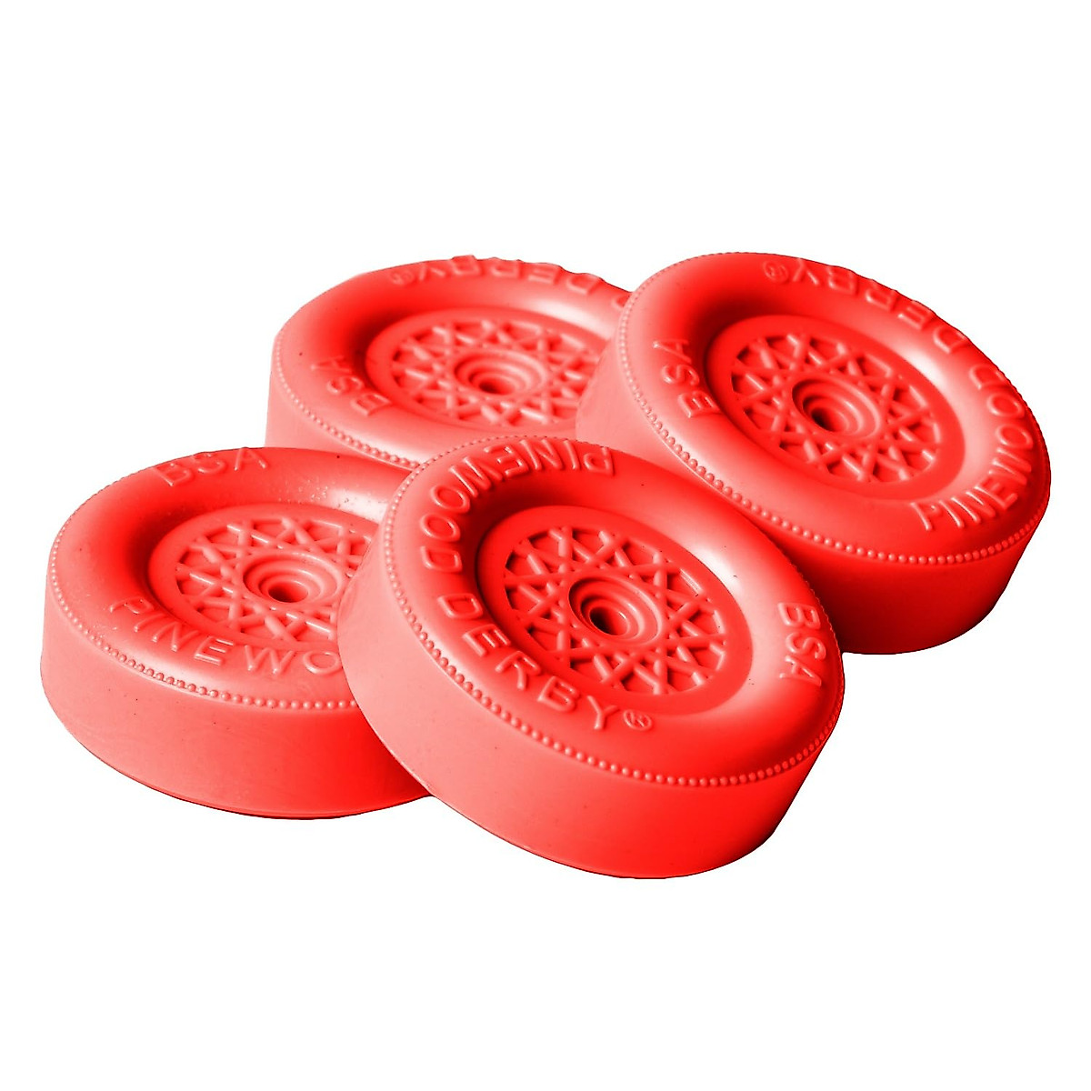 Pinewood Derby Orange Wheel & Axles Boy Scouts of America