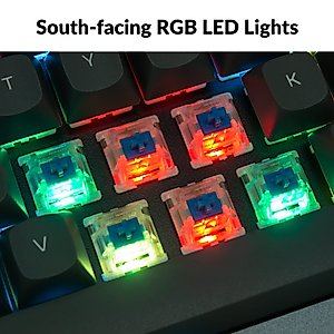 Keychron Q5 96% Layout Wired Custom Mechanical Keyboard, Hot-Swappable Gateron G Pro Red Switch, QMK/VIA Programmable Macro, Full Aluminum, RGB Backlight, Double Gasket for Linux Mac Windows - Grey