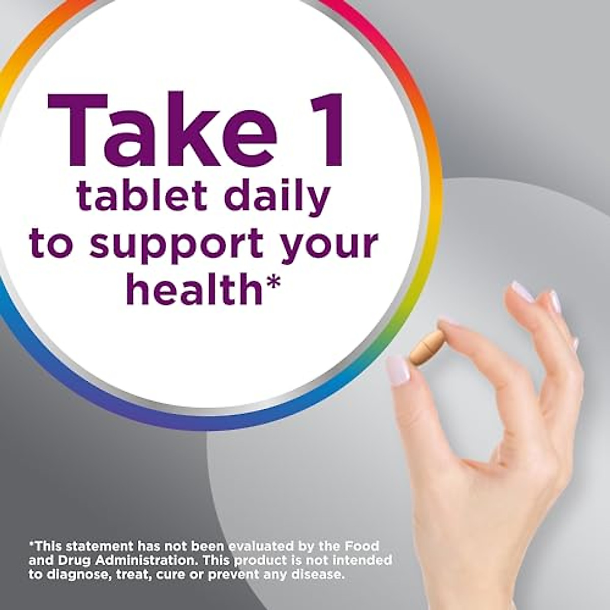 Centrum Silver Women's Multivitamin for Women 50 Plus, Multivitamin/Multimineral Supplement with Vitamin D3, B Vitamins, Non-GMO Ingredients, Supports memory and cognition in older adults - 65 Ct