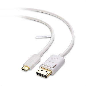 Cable Matters 3.3-Foot Short USB C to DisplayPort Cable (USB-C to DisplayPort Cable, USB C to DP Cable) Supporting 8K 60Hz in White - Thunderbolt 3 Port Compatible with MacBook Pro, Dell XPS 13 and Mo
